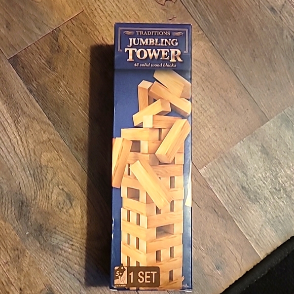 Traditions | Games | 48 Solid Wood Blocks Jumbling Tower | Poshmark